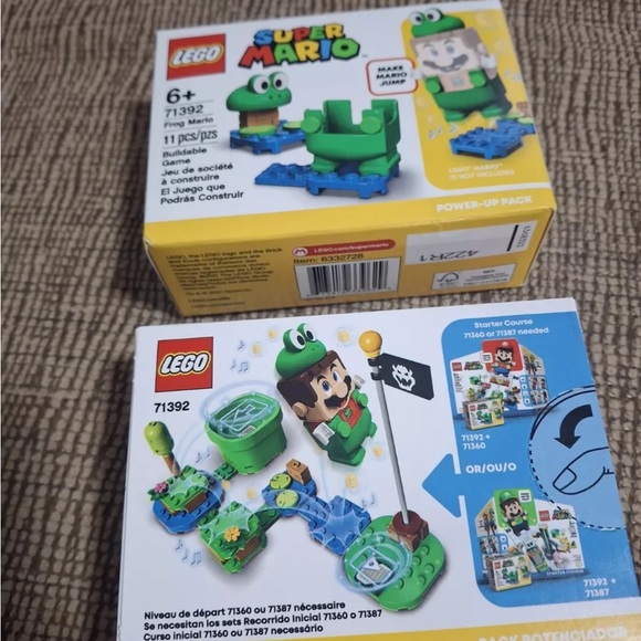 Lego | Toys | Lego Super Mario Luigis Frogmario Lot Of 2 Expansion Kit ...